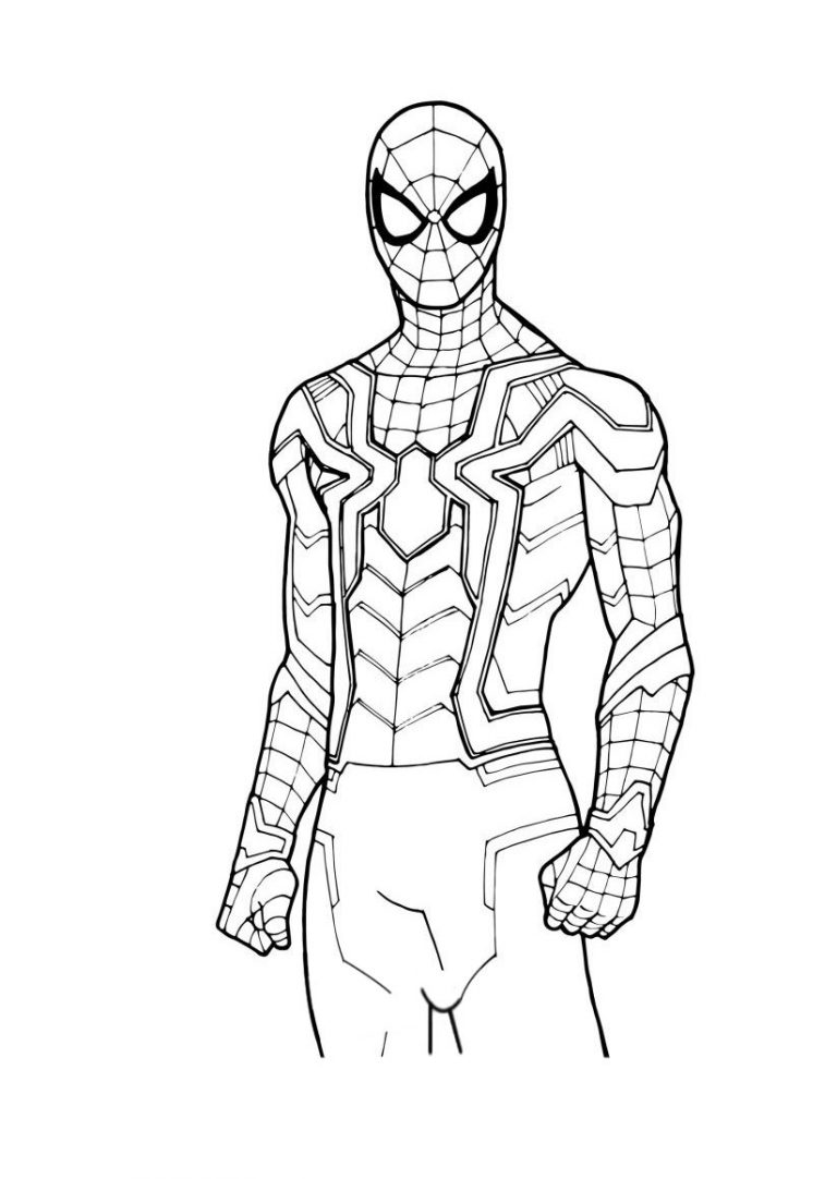 Iron Spider Coloring Pages