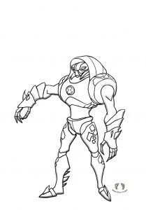 Ben 10 Overflow Coloring Pages
